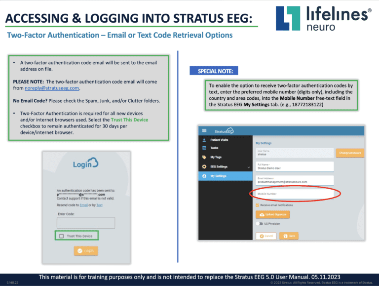 Stratus EEG How To Guides - Lifelines Neuro