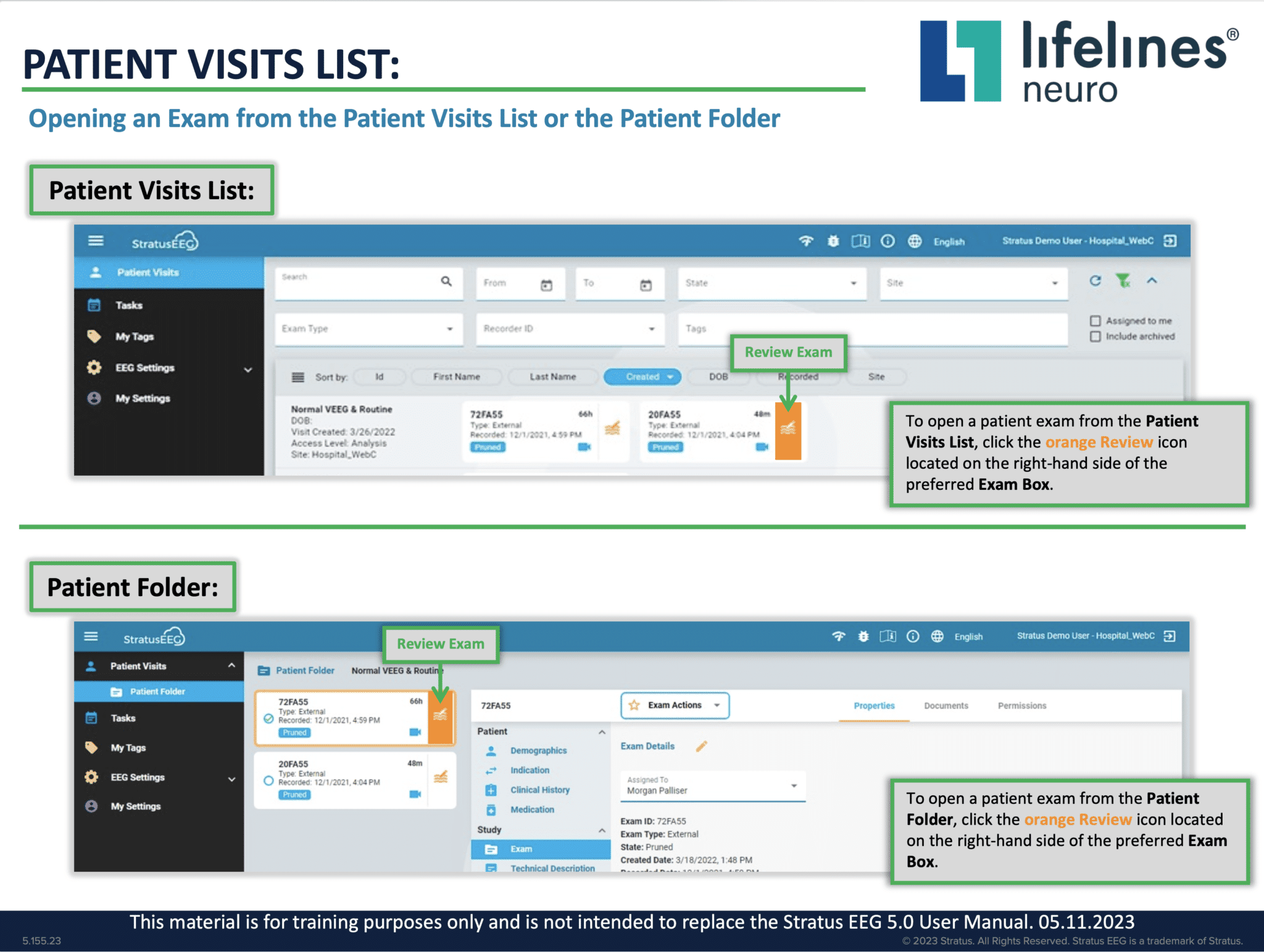 Stratus EEG How To Guides - Lifelines Neuro